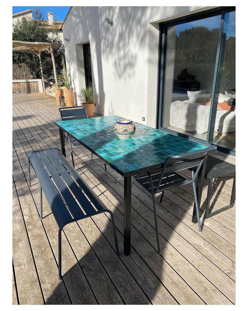 Table en zelliges sur-mesure